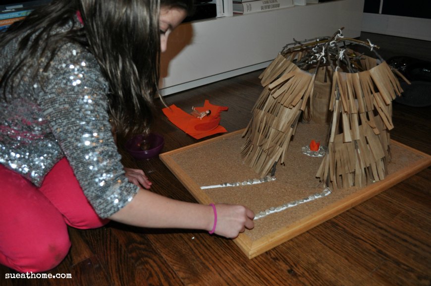 Making a Wigwam for a School Project – Sue At Home